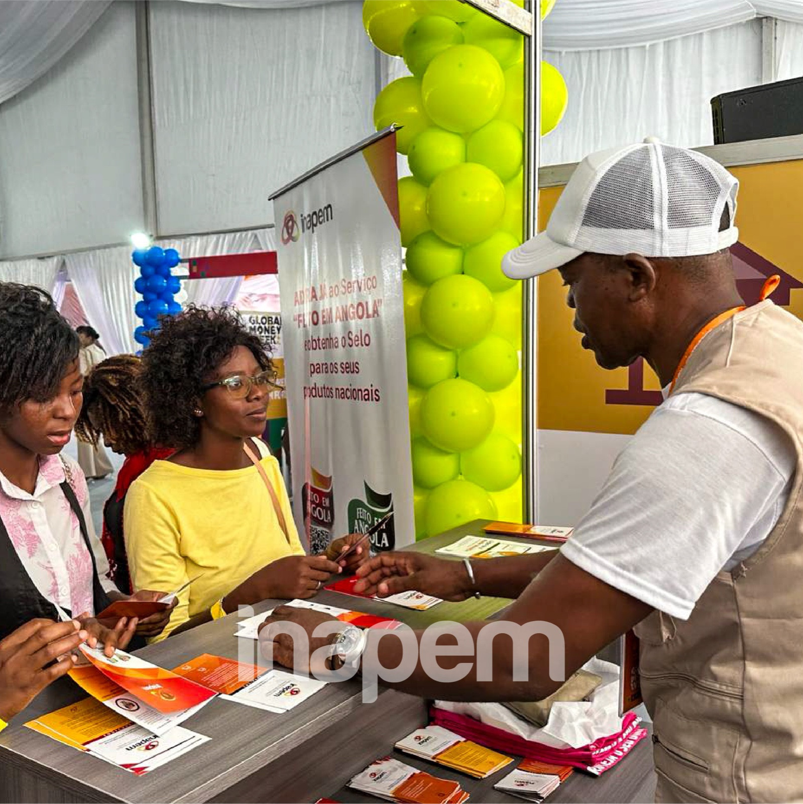 Serviços do INAPEM expostos na feira Global Money Week